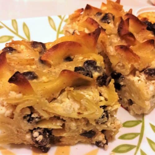 Grandma Rose's Jewish Noodle Kugel (Luchen Kugel) - This Old Gal