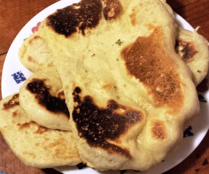 Authentic Homemade Indian Naan Flatbread | This Old Gal