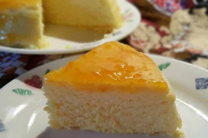 Instant Pot Three Ingredient Japanese Cotton Cheesecake - This Old Gal