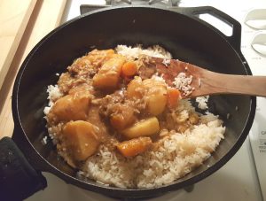 Japanese Vegetable Beef Curry Fried Rice | This Old Gal