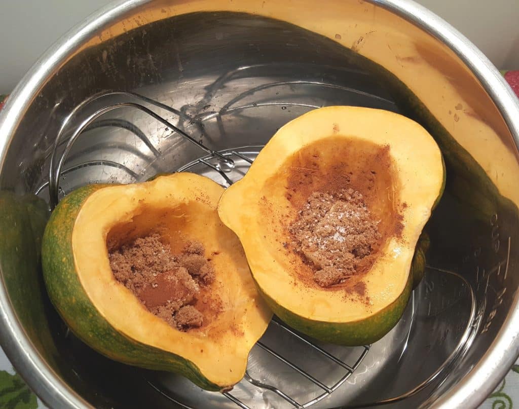 Pressure Cooker Simple Sweet Acorn Squash {Instant Pot} - This Old Gal