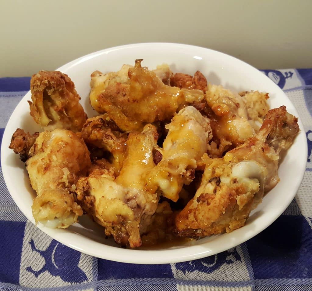 Air Fryer Hamburger Hamlet Fried Chicken Wings & Secret Apricot Sauce ...