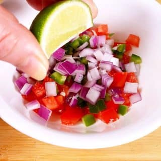 Mexican Homemade Classic Pico de Gallo {Salsa Fresca} - This Old Gal