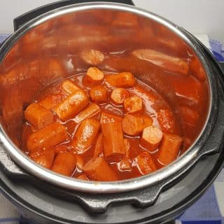 Instant Pot Cocktail Sausage Weenies - This Old Gal