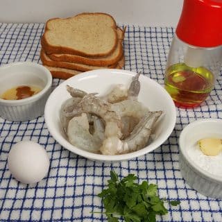 Dim Sum Air Fryer Chinese Shrimp Toast - This Old Gal