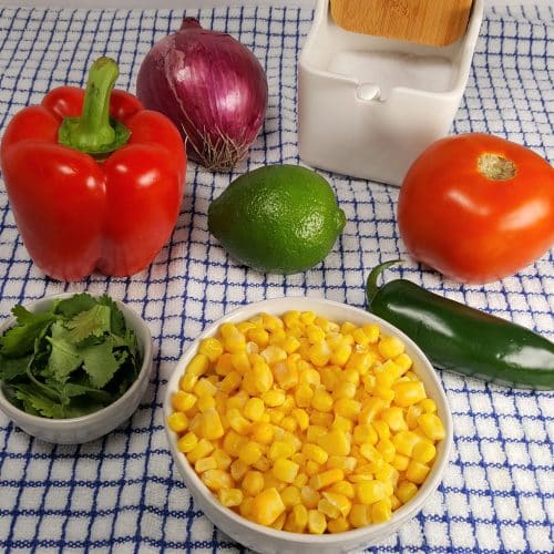 Fresh and Simple Corn Salsa Recipe - This Old Gal