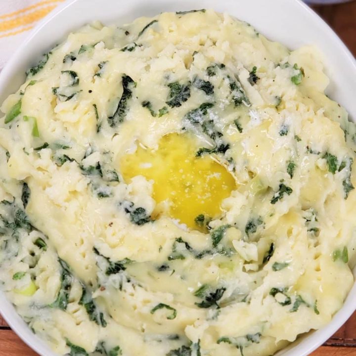 Instant Pot Colcannon Irish Mashed Potatoes & Kale + Video - This Old Gal