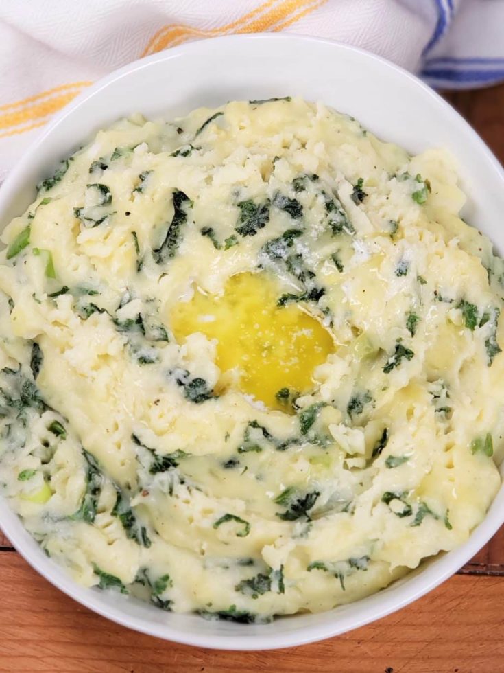 Instant Pot Colcannon Irish Mashed Potatoes & Kale + Video - This Old Gal