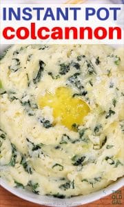 Instant Pot Colcannon Irish Mashed Potatoes & Kale + Video - This Old Gal