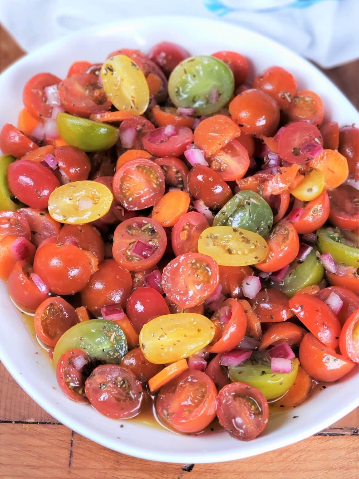 Instant Pot Fresh Tomato Salad + Video - This Old Gal