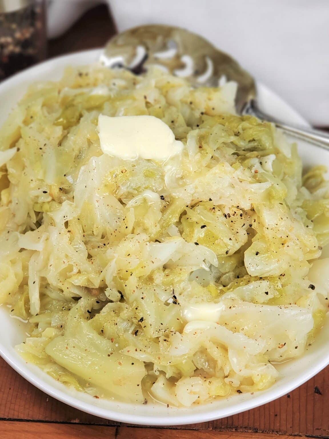 Low Carb Instant Pot Buttered Cabbage [+ Video] - This Old Gal